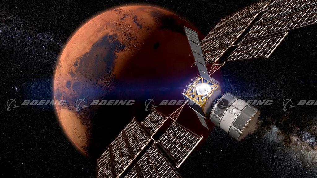 Boeing Images - Deep Space Transport System at Mars