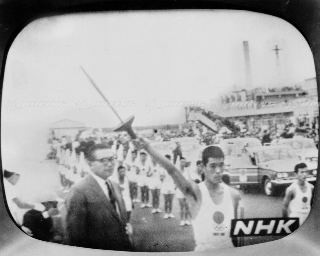 Boeing Images - First Live Broadcast Using Syncom 3