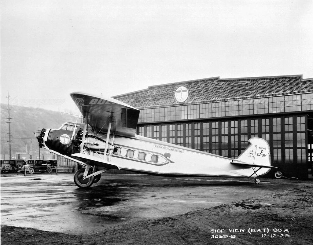 Boeing Images - Model 80A on Display