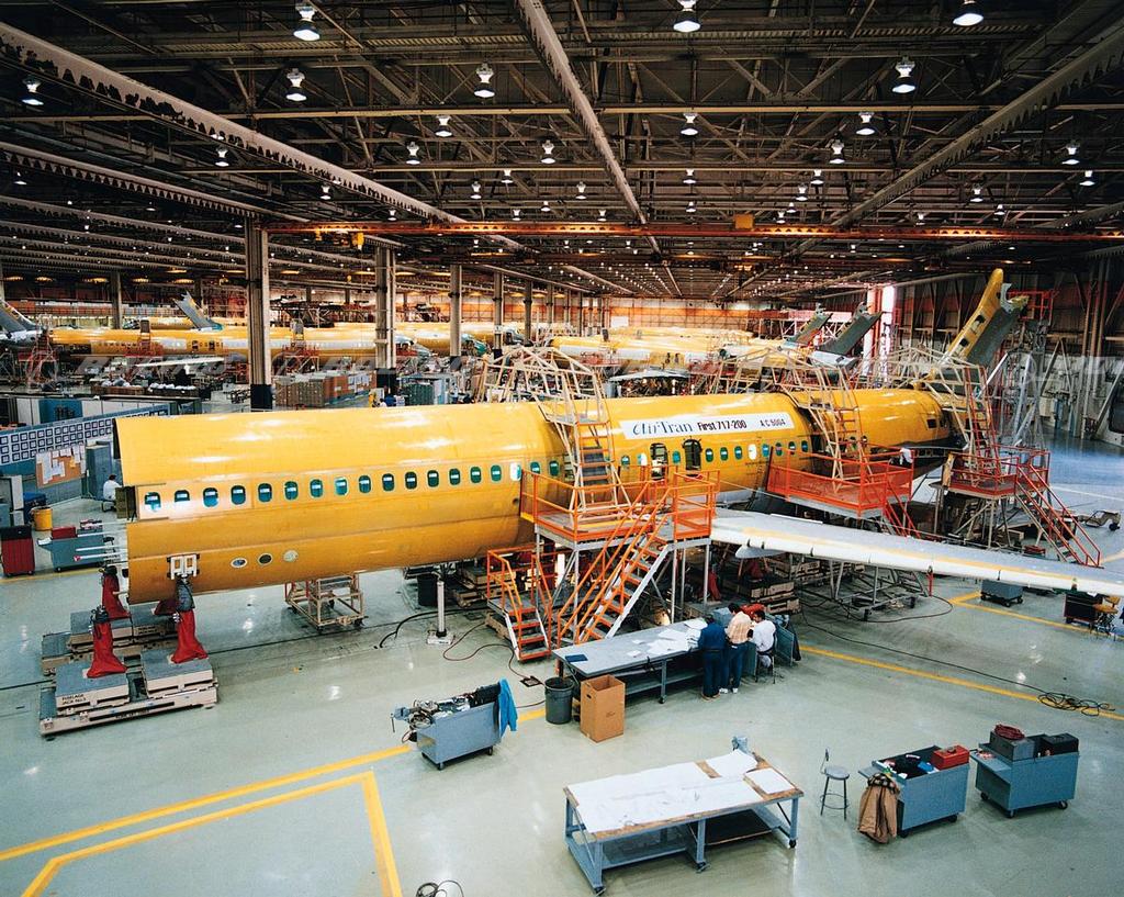 Boeing Images - 717-200 in Assembly