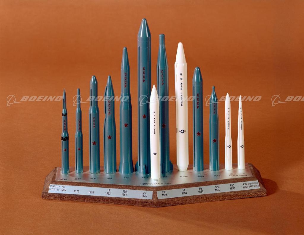 Boeing Images - US/Soviet ICBM Model Comparison, circa 1977