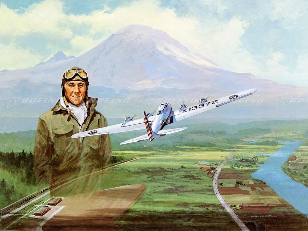 Boeing Images - Legend, Boeing Test Pilot Les Tower