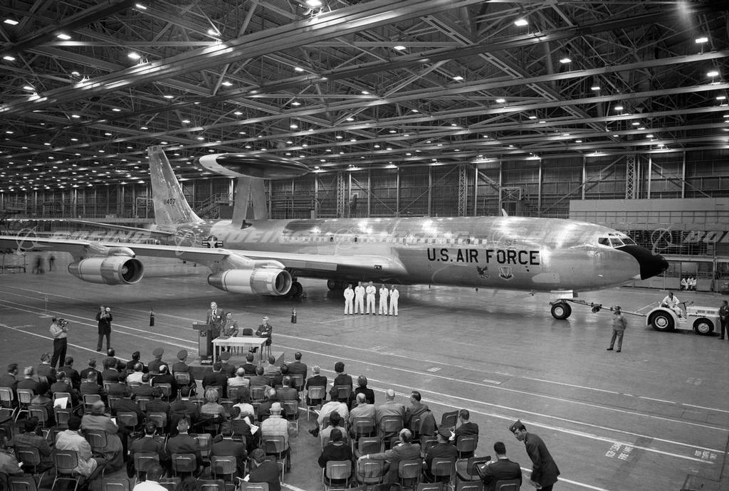 Boeing Images - E-3 AWACS Rollout