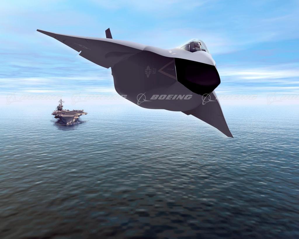 Boeing Images - Early Boeing Design Conception of X-32 Joint Strike Fighter