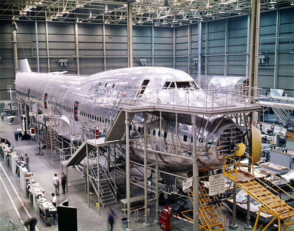 Boeing Images - Boeing 747 Class III Mockup Everett Factory
