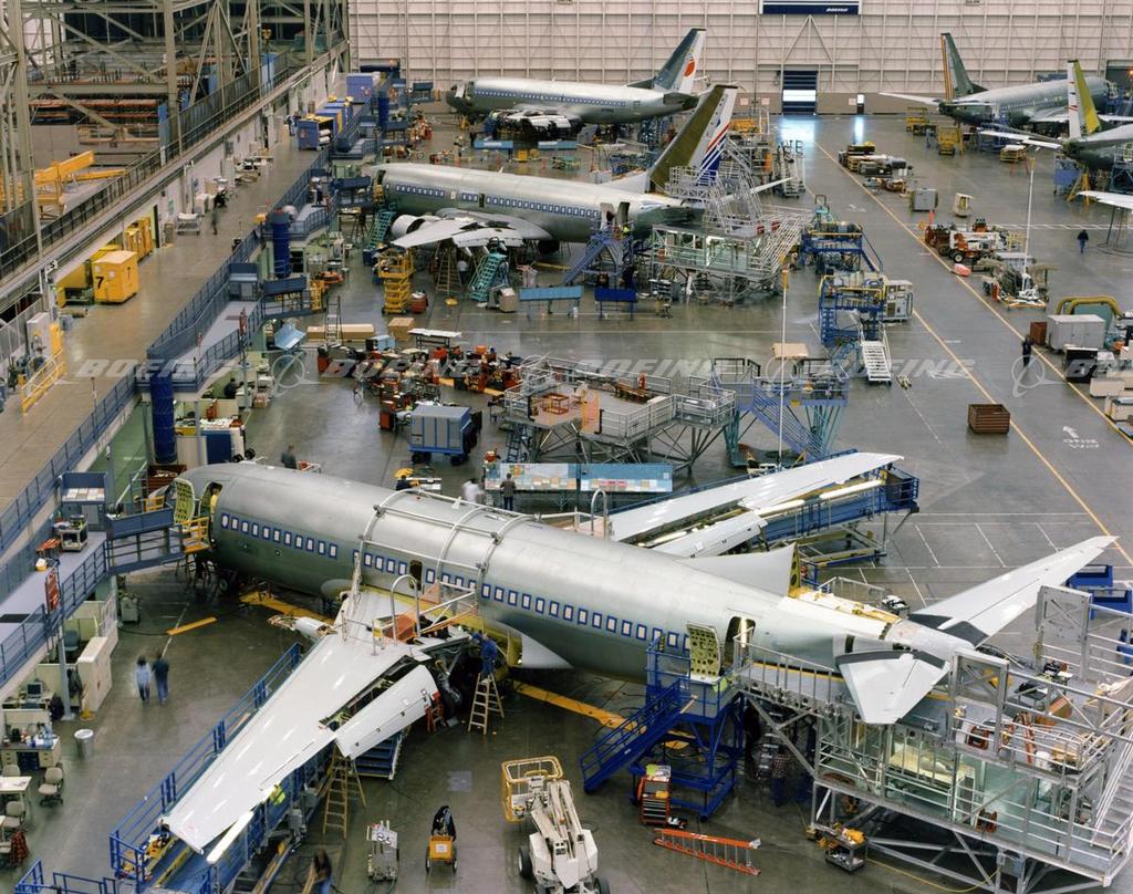 Boeing Images - Next Generation 737 Station-to-Station Assembly