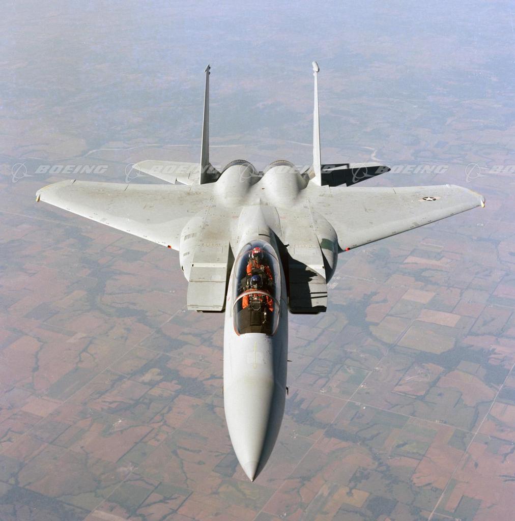 Boeing Images - F-15B Eagle in Flight