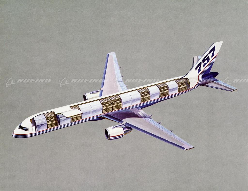 Boeing Images - 757-200F Cutaway Artwork