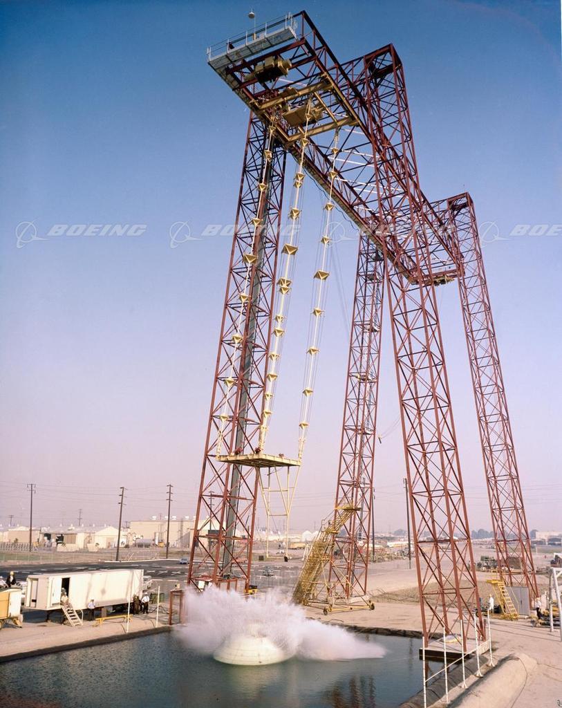 Boeing Images - Apollo Command Module Drop Test at the Impact Test Facility