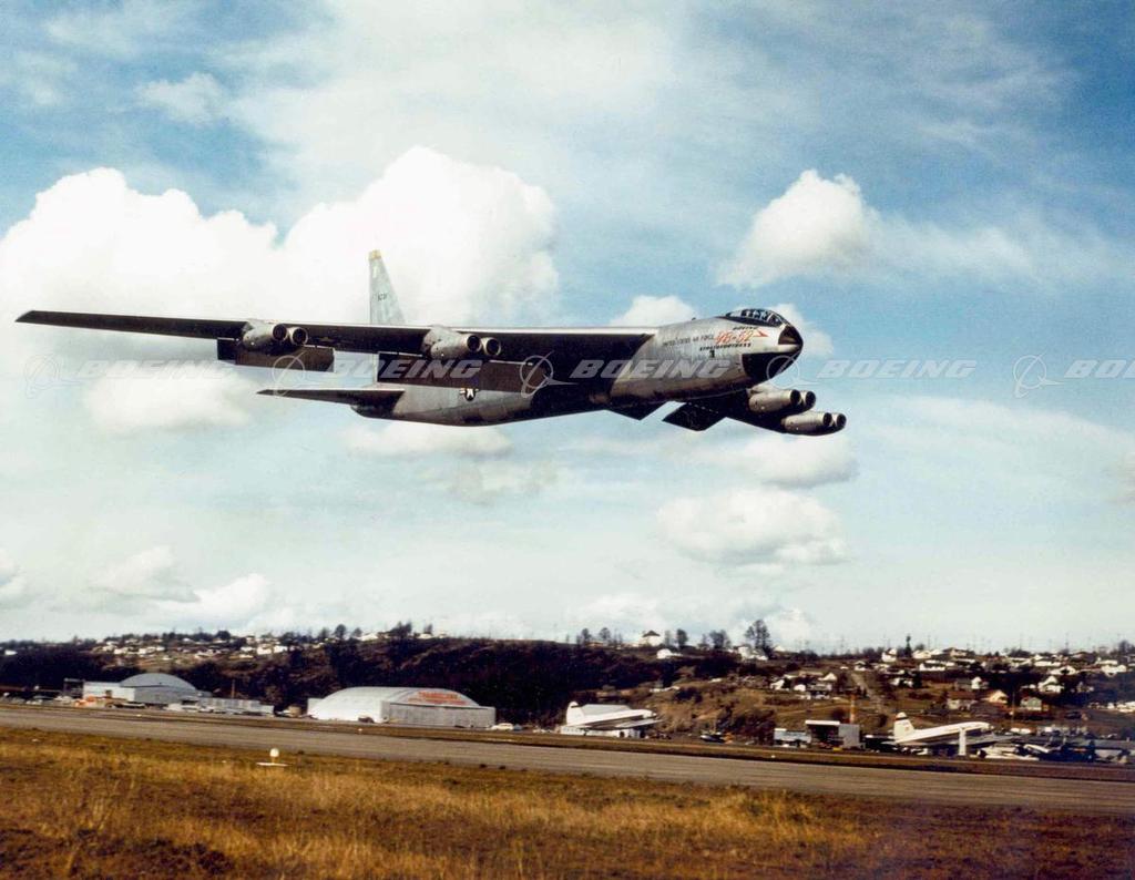 Boeing Images - YB-52 Stratofortress Prototype in Flight