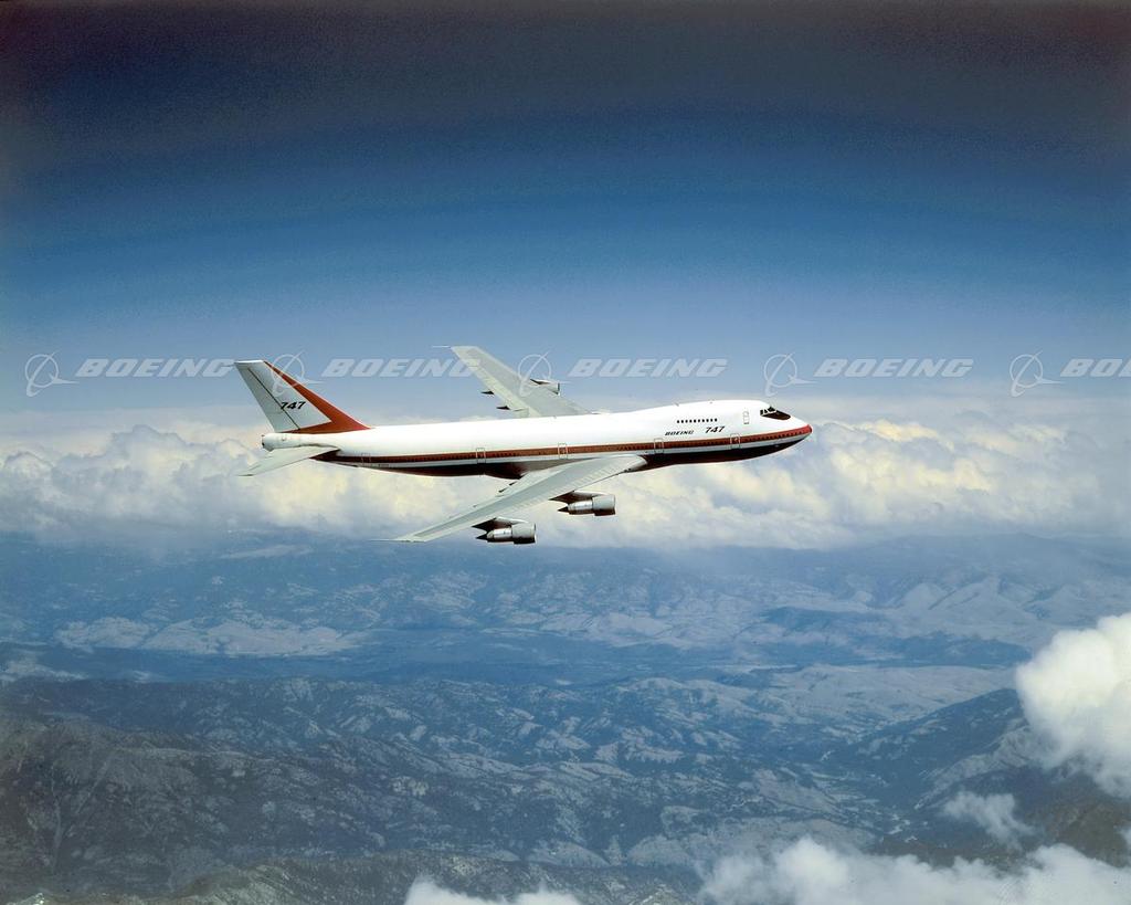 Boeing Images - First 747 in Flight