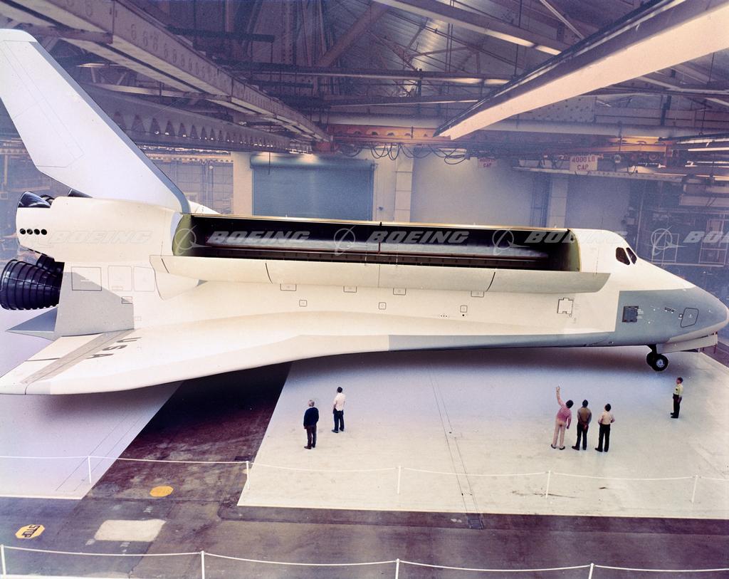 Boeing Images - Space Shuttle Mockup Taking Form