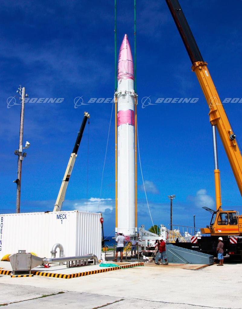 Boeing Images - GMD Interceptor Prepped for Test Launch