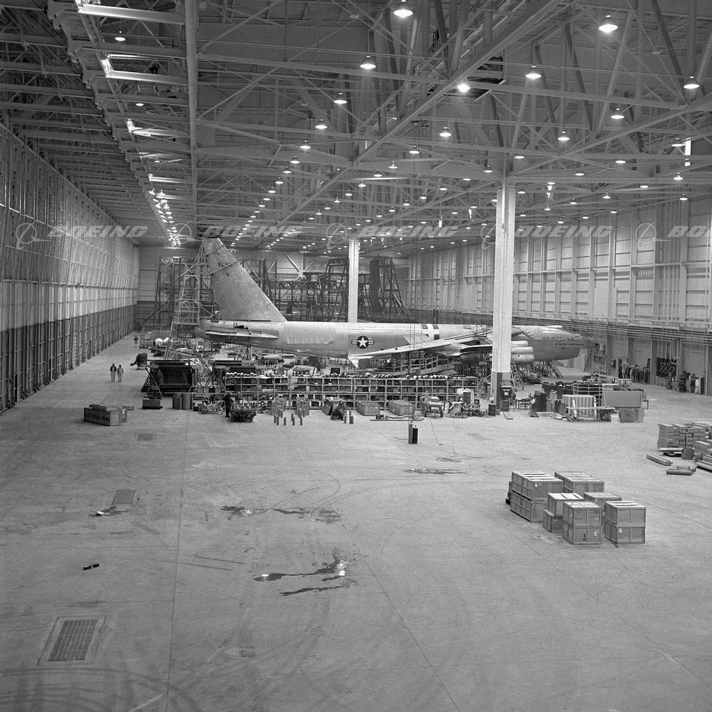 Boeing Images - XB-52 Stratofortress at the Boeing Flight Test Hangar