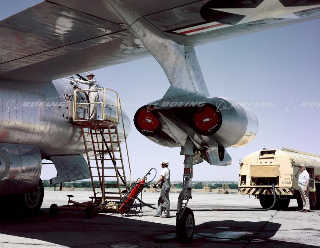 Boeing Images - Fueling the B-47 Stratojet