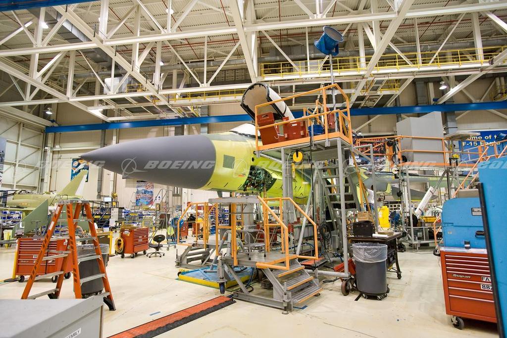 Boeing Images - F-15K Slam Eagle in Assembly
