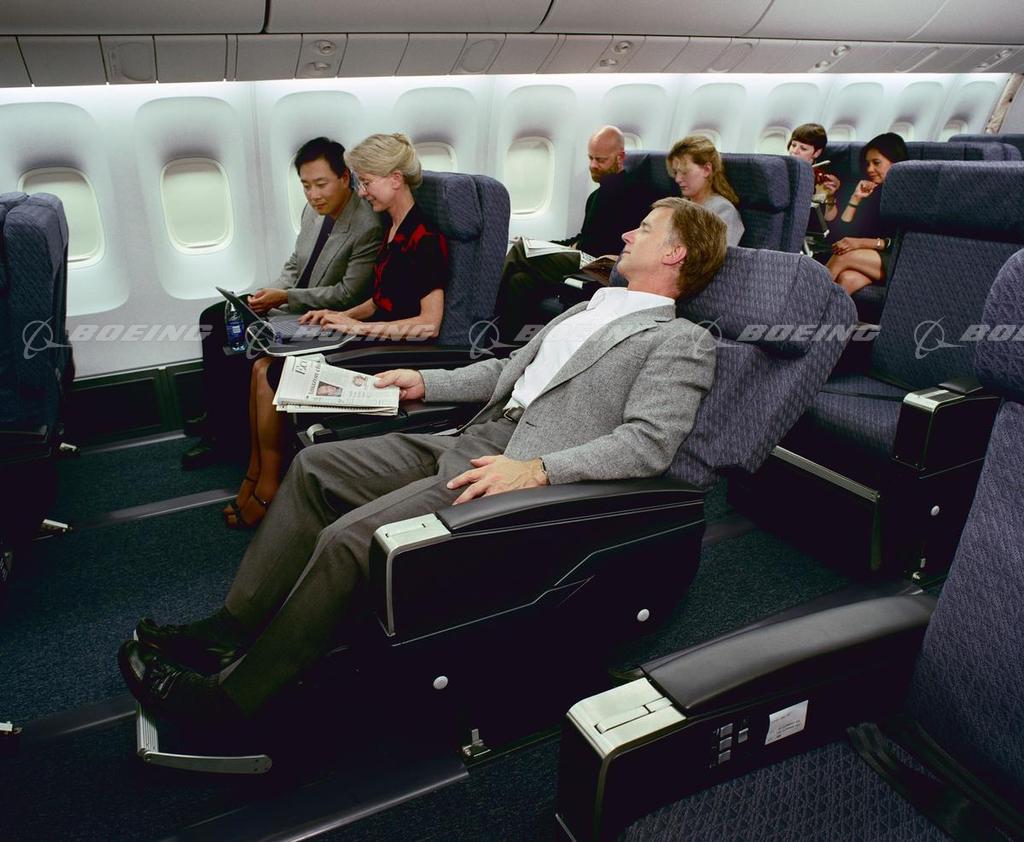 Boeing Images - 767 First Class Passenger Cabin