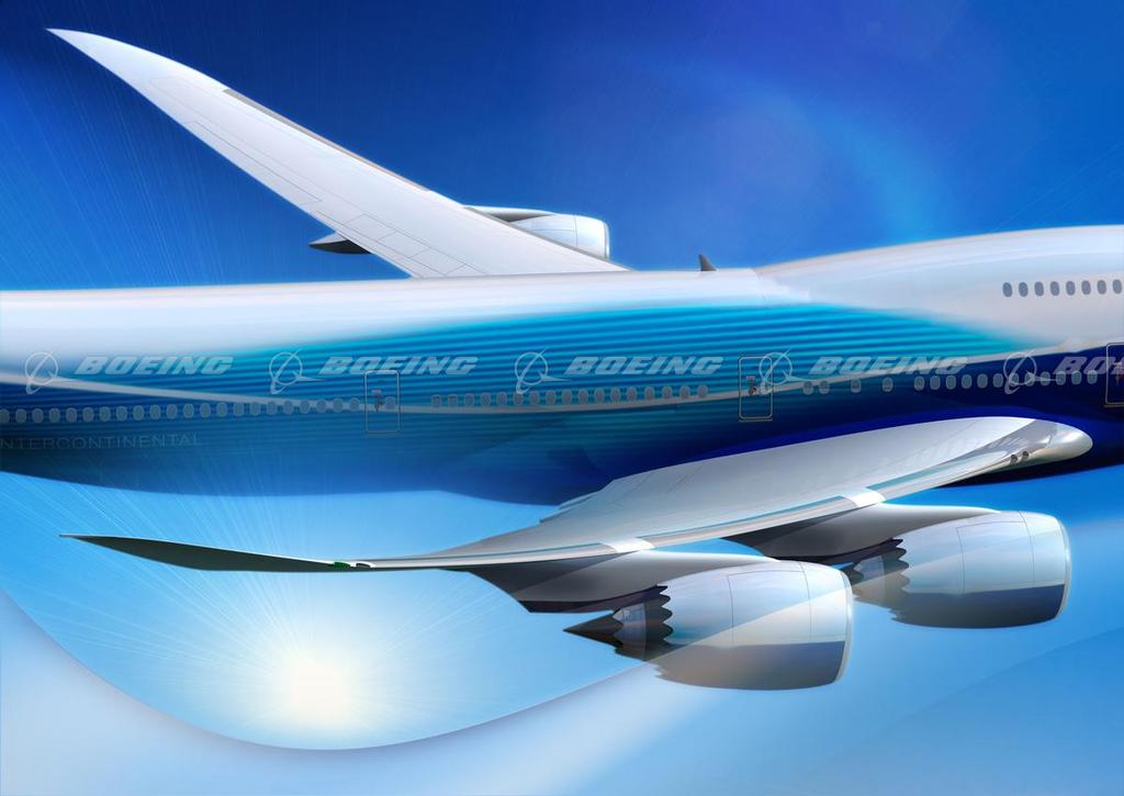 Boeing Images - 747-8 Intercontinental with Blue and White Livery