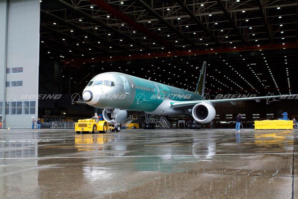 Boeing Images - Factory Rollout for the Last 757, a 757-200