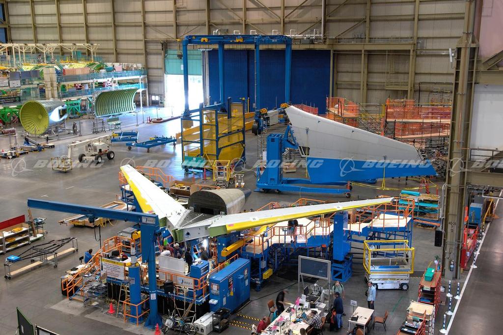 Boeing Images - 787 Dreamliner Tail Plane and Horizontal Stabilizer