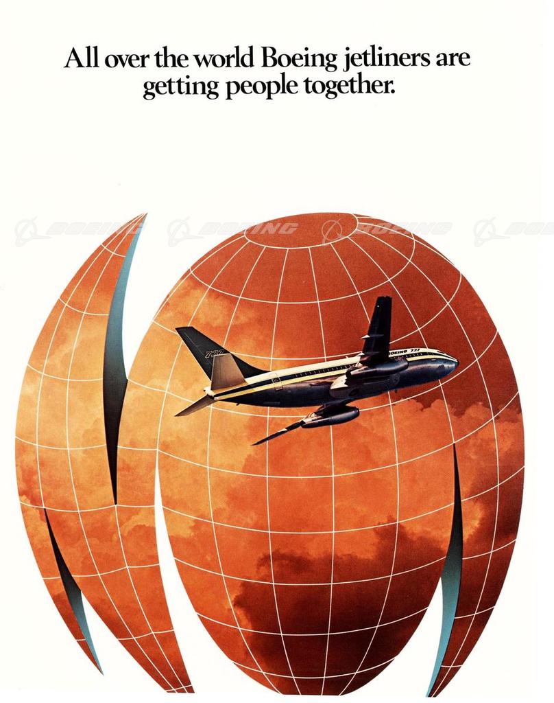 Boeing Images - All Over the World Advertisement