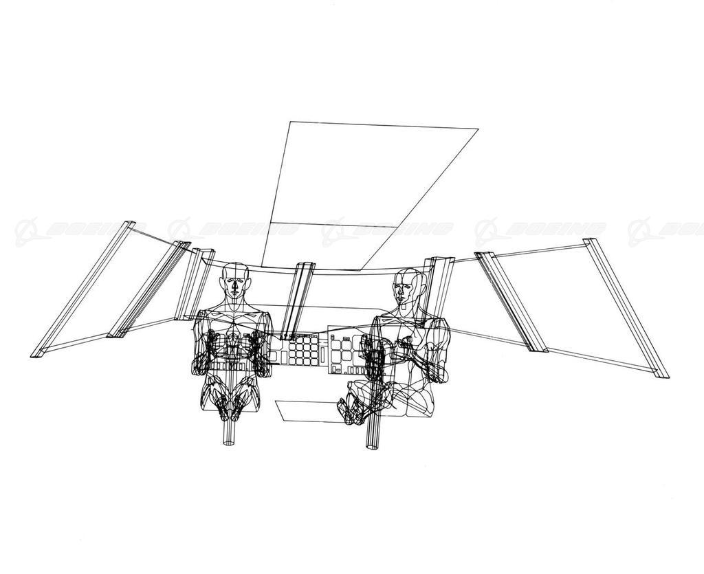 Boeing Images - William Fetter's Boeing Man Pilots a Jet