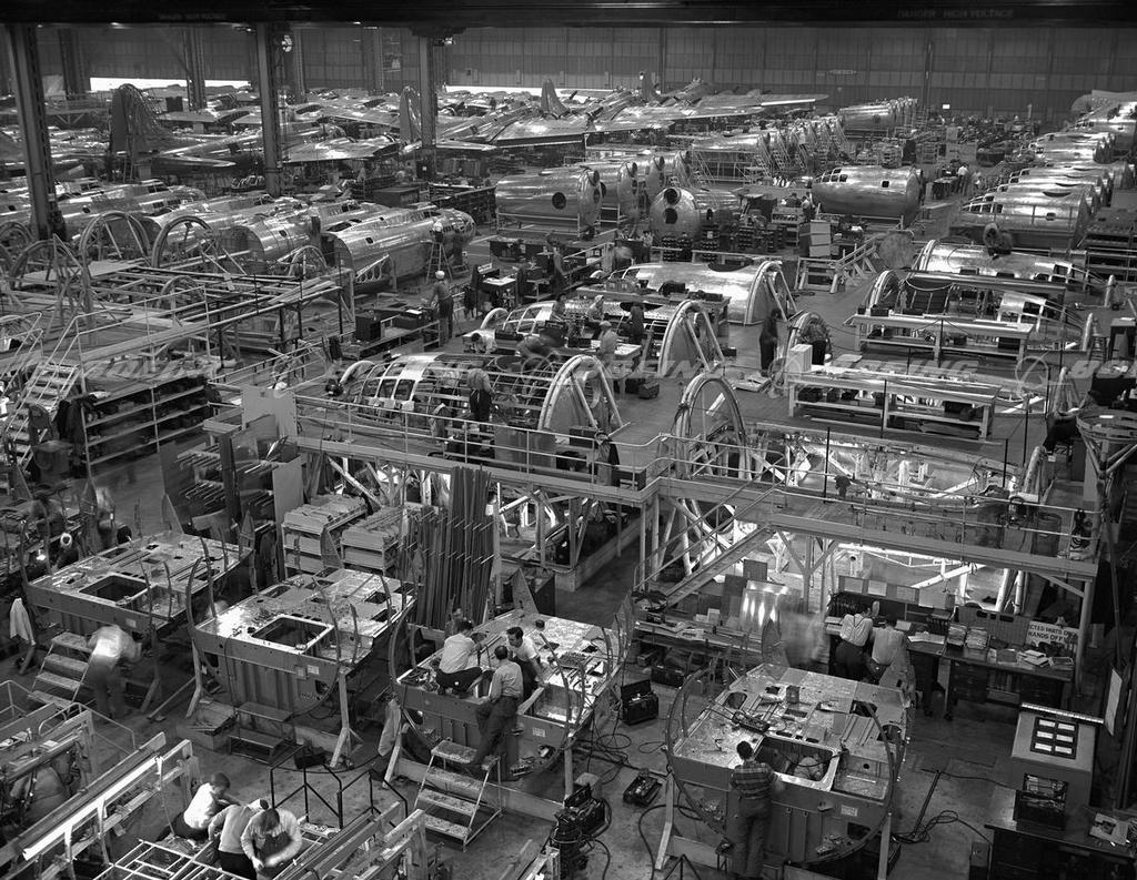Boeing Images - B-29 Superfortress Production Line