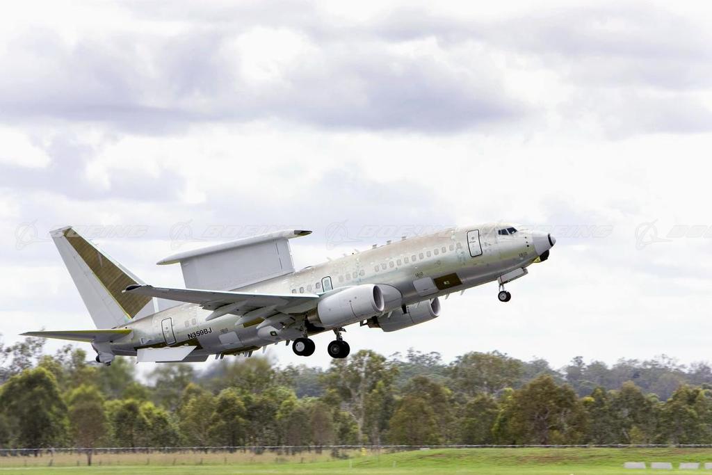 Boeing Images - Australian Modified AEW&C Wedgetail Takes Off on its ...