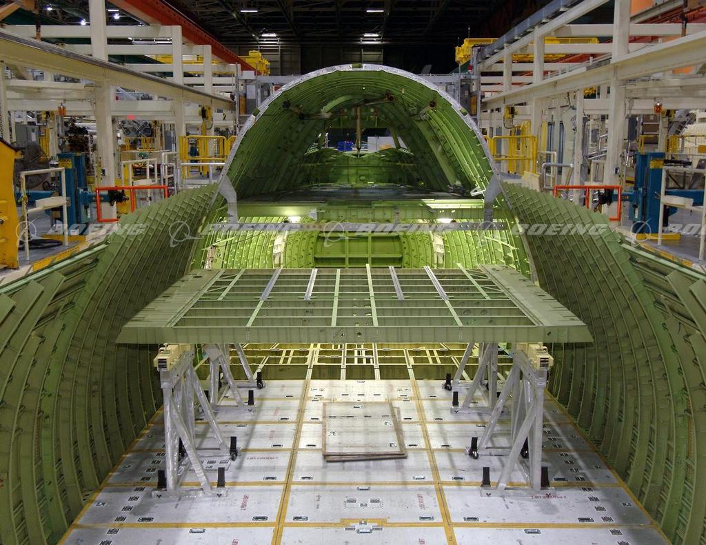Boeing Images - 747-400 Fuselage in Assembly