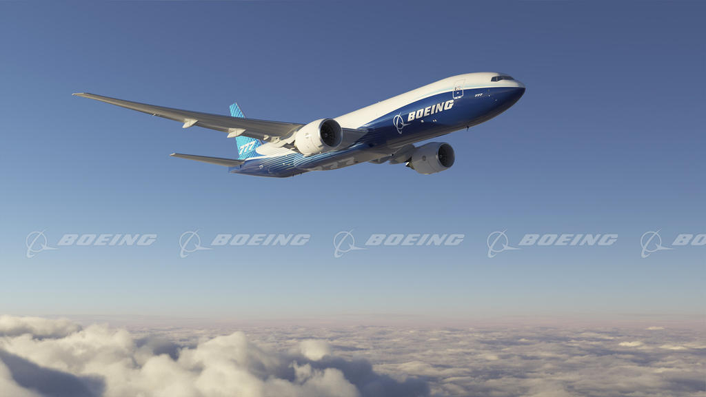 Boeing Images - 777F in flight