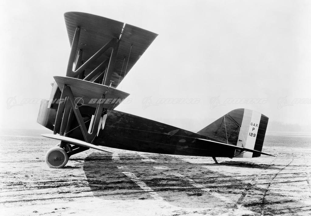 Boeing Images - Boeing GA-X Ground Attack Triplane on the Ground