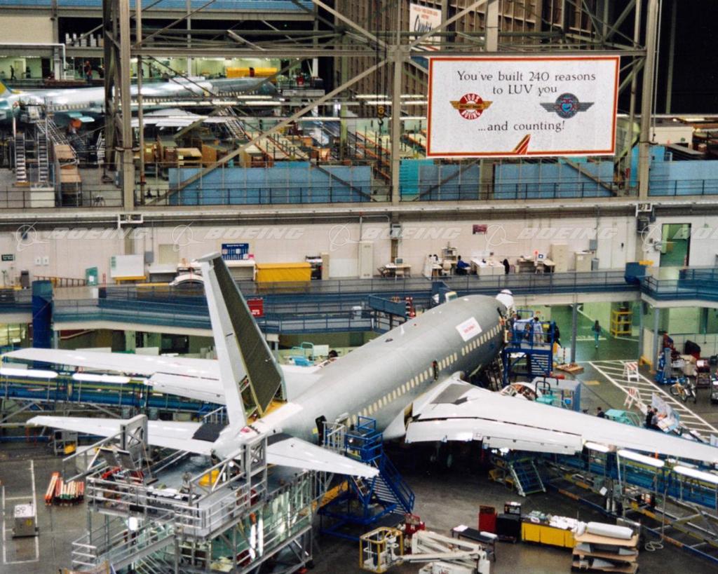 Boeing Images - First 737-700 Nears Completion