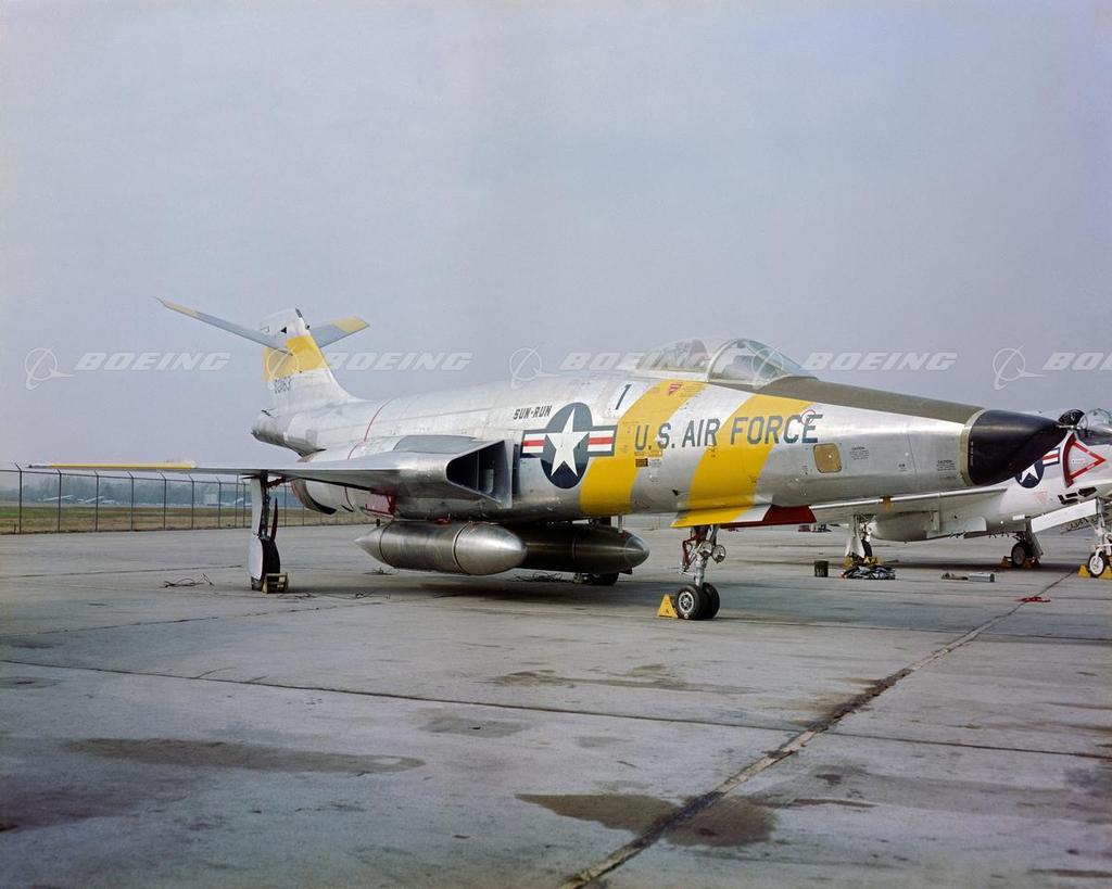 Boeing Images - RF-101A Voodoo, Sun Run, on Flight Ramp at McDonnell ...