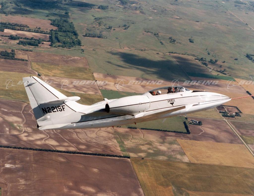 Boeing Images - Boeing Skyfox Prototype in Flight