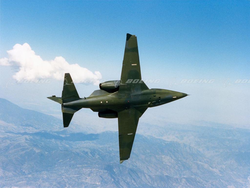 Boeing Images - Boeing Skyfox Prototype Banking in Flight