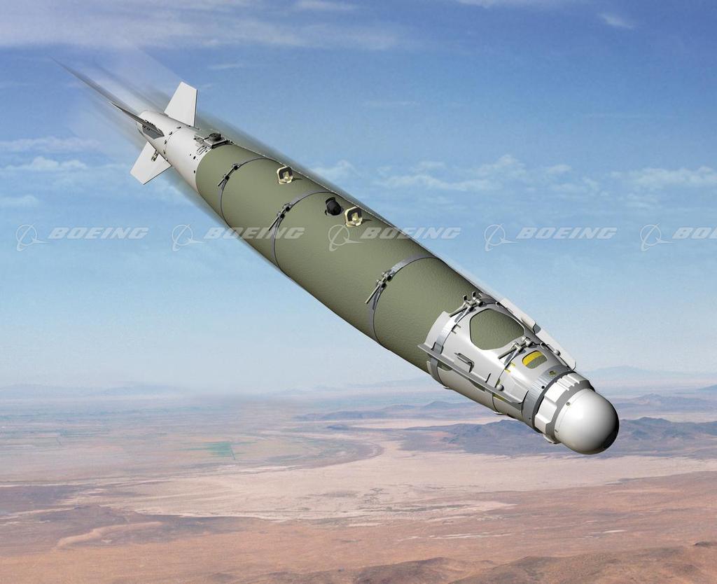 Boeing Images - Illustration of JDAM Falling to Target