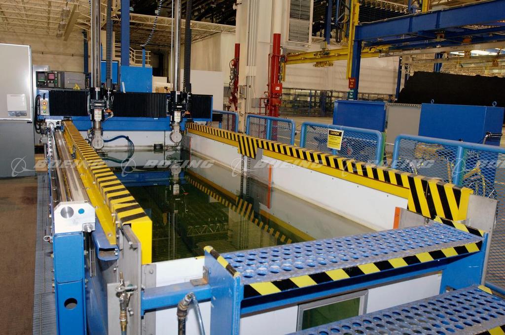 Boeing Images - Ultrasonic Testing Verifies Manufacturing Quality