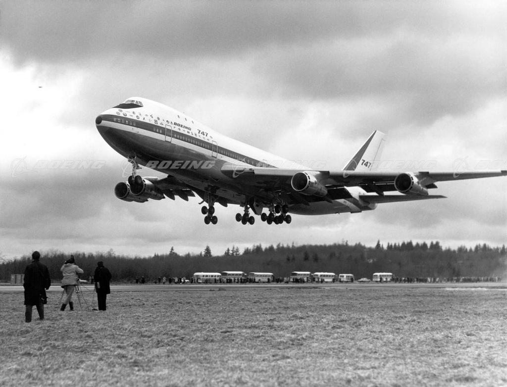 Boeing Images - 747-100 First Flight Takeoff