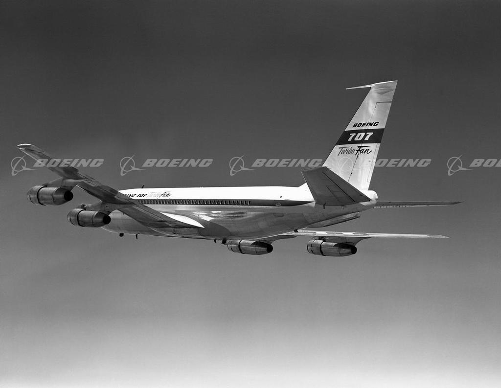Boeing Images - Boeing 707-120B in Flight