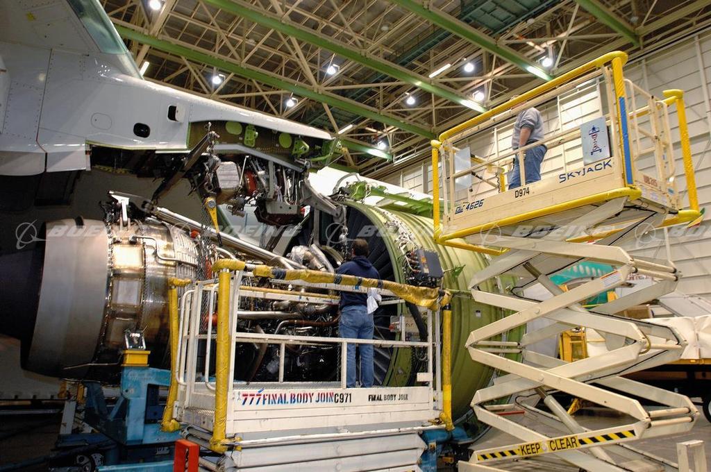 Boeing Images - The Largest Engine in Aviation, the GE90-115B is ...