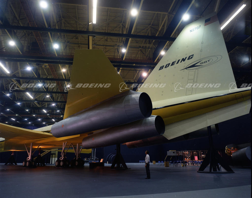 Boeing Images - Boeing SST Mockup 1966