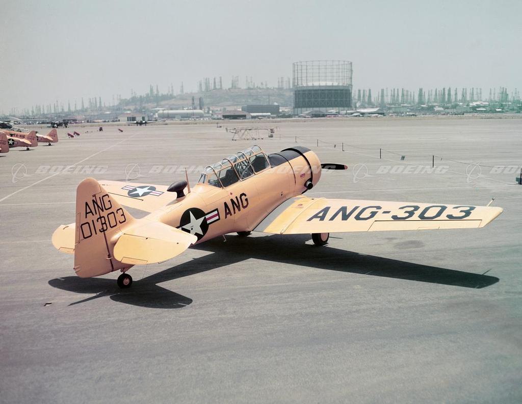 Boeing Images - Air National Guard AT-6 Texan Trainer on Tarmac
