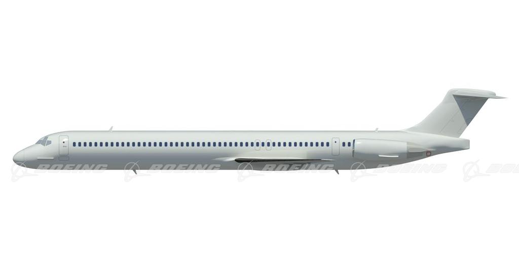 Boeing Images - MD-80 Left Side Profile View