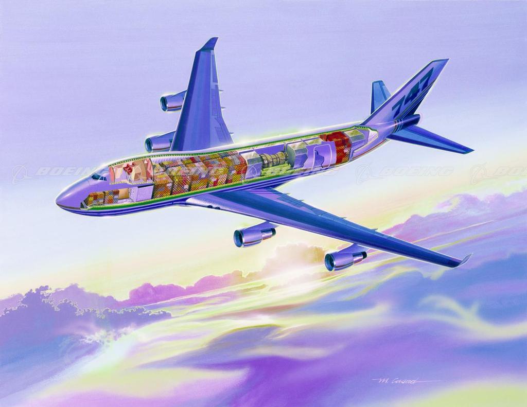 Boeing Images - 747-400 Freighter Cutaway