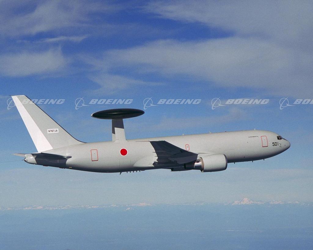 Boeing Images - JASDF E-767 AWACS in Flight