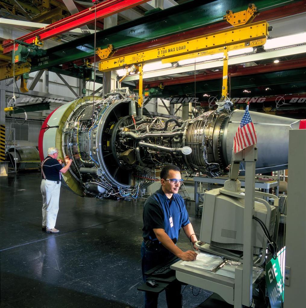 Boeing Images - Boeing 757 Engine, PW2000