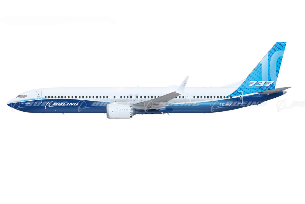 Boeing Images - Boeing 737-10 Standard View Illustrations