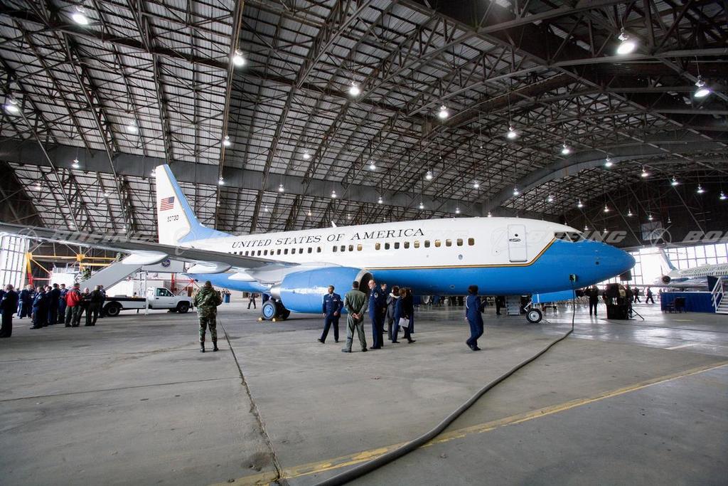 Boeing Images - C-40C Executive Transport Delivery Ceremony at Scott AFB