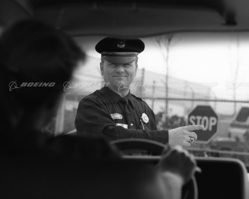 Boeing Images - Boeing Security Guard Dan Carroll 1974