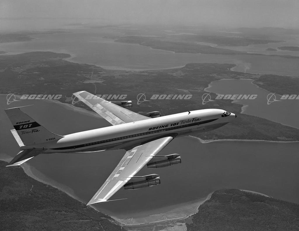 Boeing Images - Boeing 707-120B in Flight